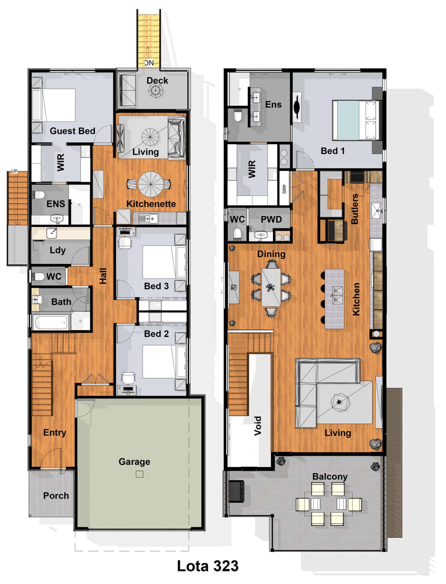 Lota Floorplans - Small Lot Homes